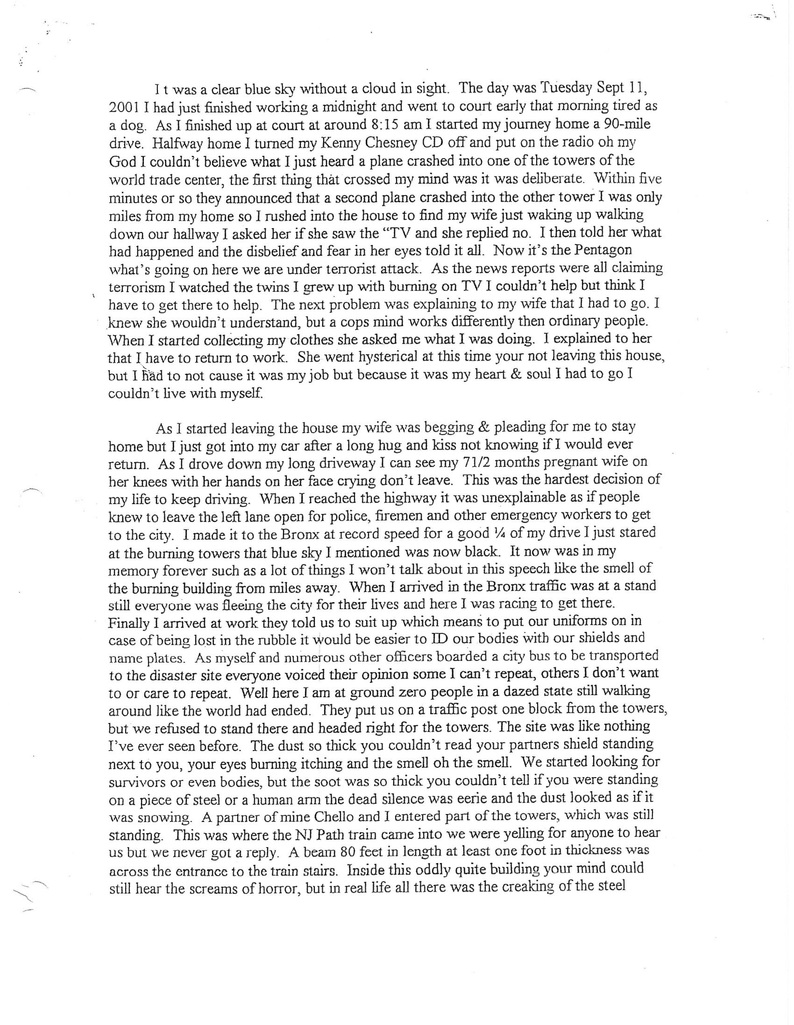 9/11 Memorial Timeline